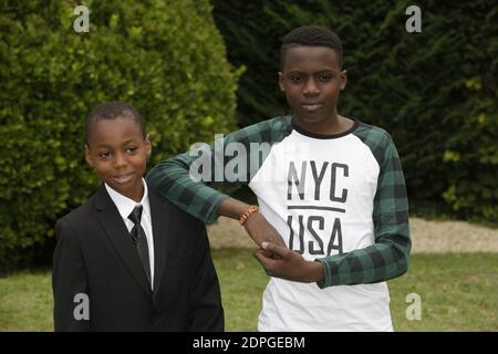 Ali Bidanessy and Balamine Guirassy pose for the photocall of La Vie En ...