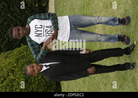 Ali Bidanessy and Balamine Guirassy pose for the photocall of La Vie En ...
