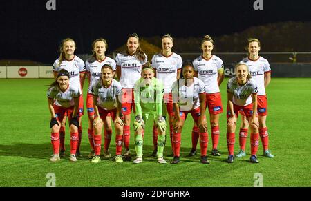 Ella Vierendeels (4) of Anderlecht pictured during a female soccer game ...