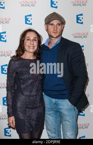 Nicolas Gob et Axelle Maricq lors de l'avant-premiere de deux episodes ...