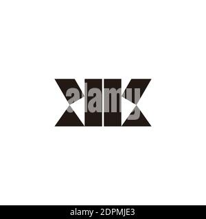 letter k2 simple geometric line logo vector Stock Vector Image & Art ...