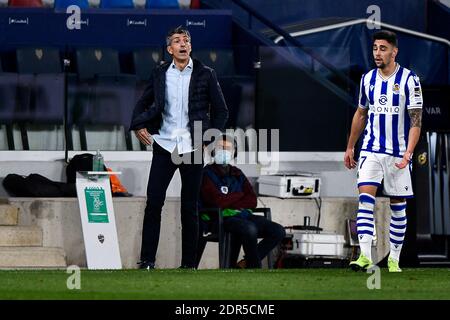 VALENCIA, SPAIN - DECEMBER 19: coach Imanol Alguacil of Real Sociedad ...
