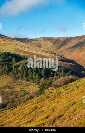 The top of Grindsbrook on Kinder Scout in the Peak District Stock Photo ...