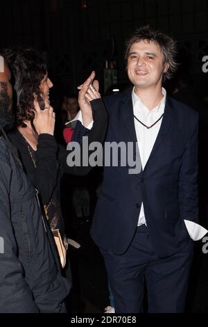 Pete Doherty and his girlfriend katia De Vidas attending Saint Laurent ...