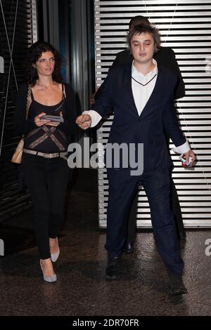 Pete Doherty and his girlfriend katia De Vidas attending Saint Laurent ...