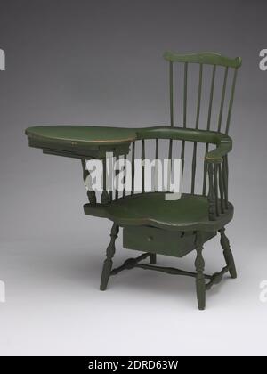 Chair, Writing Arm Windsor Stock Photo - Alamy