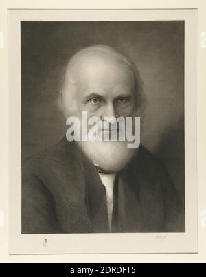 Portrait of John Greenleaf Whittier. Artist: William Adolph, American ...