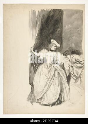 Figure Study. Artist: Edwin Austin Abbey, American, 1852–1911, M.A ...