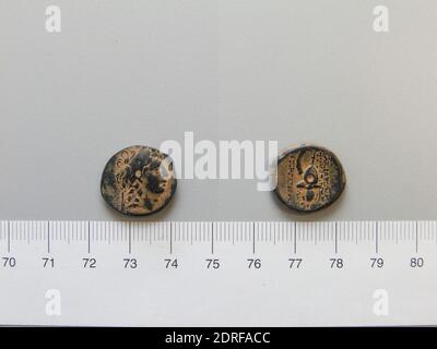 Coin of Tryphon (Diodotus) from Seleucia. Ruler: Diodotus Tryphon ...