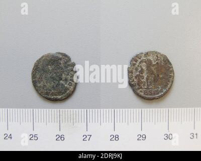 364-375 a d valentinian 1 roman coin in studio setting Stock Photo - Alamy