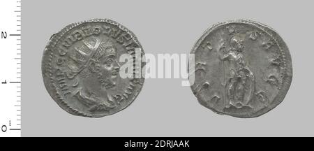 Antoninianus of Volusianus, Emperor of the Roman Empire from Unknown ...