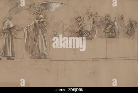 Composition study for “The Arthurian Round Table and the Fable of the ...