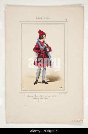 Costume de prince Louis, joué par Chollet. - Chaperons blancs, opéra ...