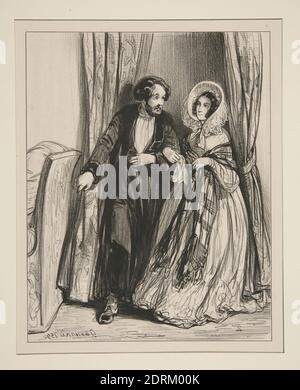 C’est bien gentil chez vous, monsieur Charles... Artist: Paul Gavarni ...