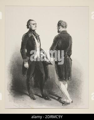 Costume d'Humann ,. Paul Gavarni (1804-1866). Lithographs and Other ...