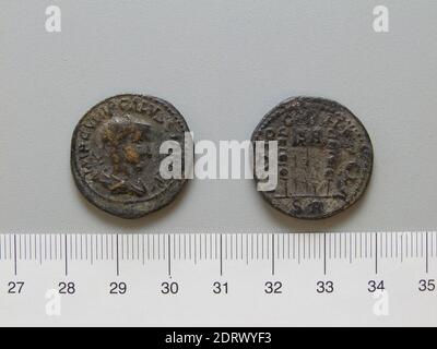 Coin of Volusianus, Emperor of the Roman Empire from Anazarbus. Ruler ...