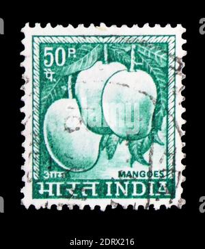 India Postage Stamp - Mangoes Stock Photo - Alamy
