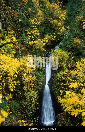Shepperd's Dell Waterfall, Columbia River Gorge National Scenic Area ...