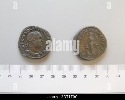Sestertius of Balbinus from Rome. Ruler: Balbinus, Emperor of Rome, 178 ...