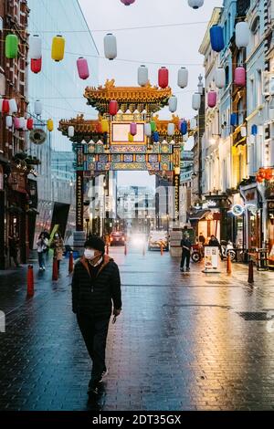 Chinatown, London, UK. 21st December, 2020. As London enters strict ...