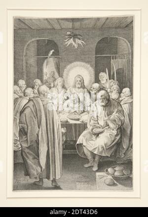 The Last Supper Goltzius, Hendrick 1558 - 1617, Goltzius, Hendrick 1558 ...