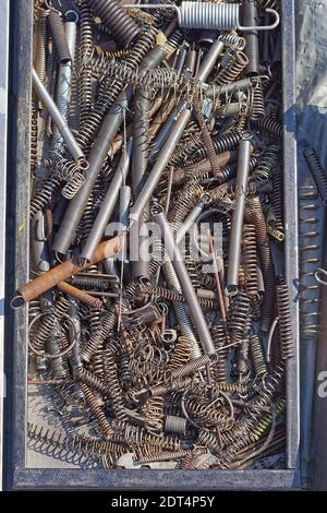 Spring coils various size shape and dimensions Stock Photo - Alamy
