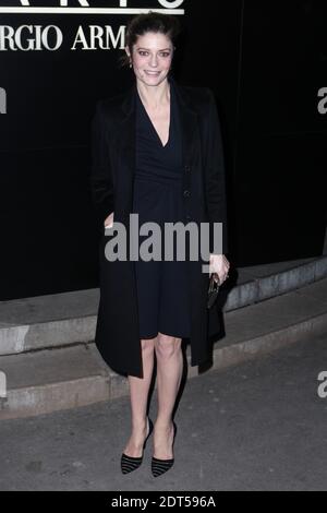 Chiara Mastroianni attending the Giorgio Armani's Spring-Summer 2014 ...