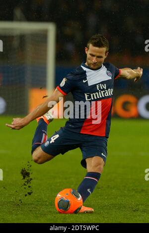 PSG's new player Yohan Cabaye during the French First League soccer ...