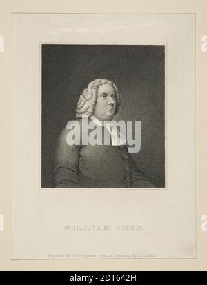 William Penn. Artist: James B. Longacre, American, 1794–1869After ...