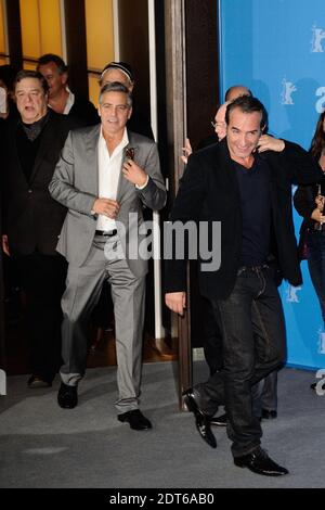Jean Dujardin and George Clooney during the 42nd Annual Cesar Film ...