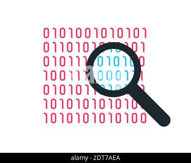 Binary Code Number Coding Math Computer Numeral Zero One App Application Digital Internet AI ...