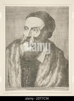 Tiziano Vecelli (Titian). Engraver: Agostino Carracci, Italian, 1557 ...