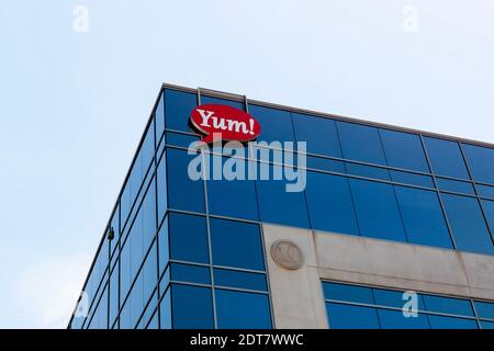 Yum! Canada head office building is seen in Vaughan, Ontario Stock ...
