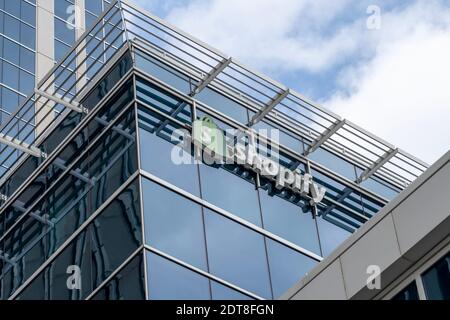 Shopify Inc. headquarters signage in Ottawa on Tuesday, May 3, 2022 ...