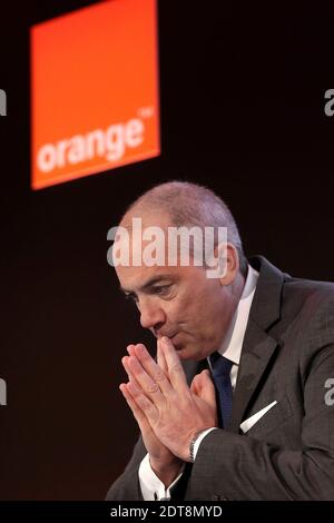 French Telecom operator Orange CEO Stephane Richard leaves Elysee ...