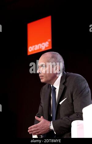 French Telecom operator Orange CEO Stephane Richard leaves Elysee ...