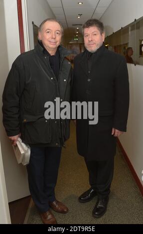 Regis Laspales and Philippe Chevalier at the taping of Vivement ...