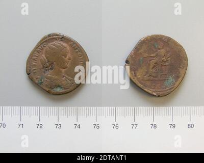 Lucilla, wife of Emperor Lucius Verus represented as goddesses. 150-200 ...