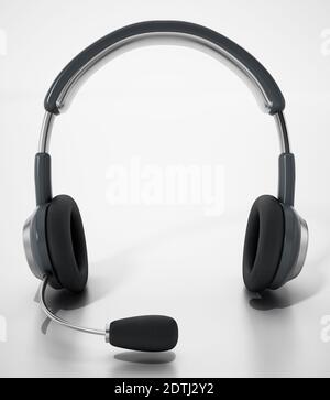 Generic audio speaker isolated on white background. 3D illustration ...