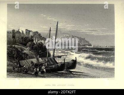 Engraving on Steel of Jaffa the ancient Joppa from the book ...