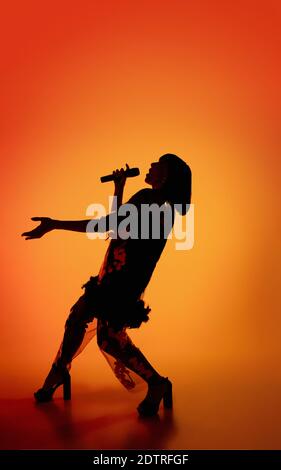 Female Rocker Silhouette