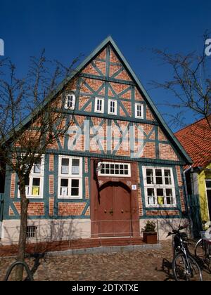 Rotenburg, Germany - April 2, 2018: buildings, historical and artistic ...