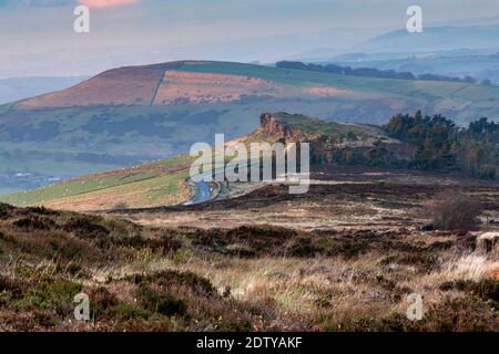 windgather rocks, peak district national park, derbyshire, england, uk ...