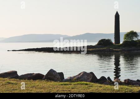 Pencil Monument in Largs built to commemorate the 1263 Viking Battle ...