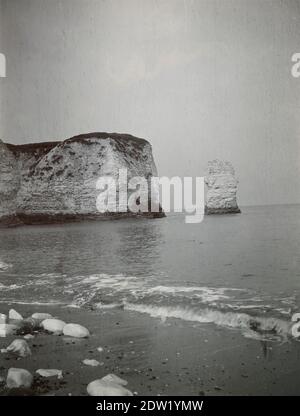 Filey bay and cliffs with Flamborough Head in the distance Stock Photo ...