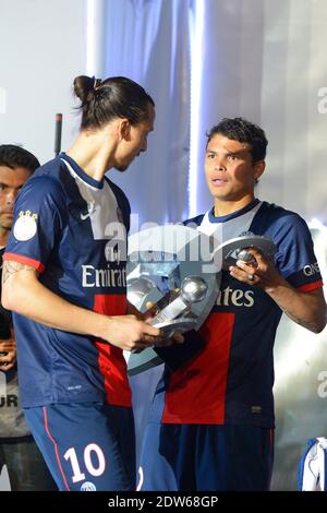 PSG was presented with the 'Hexagonal' Trophy for French League One ...