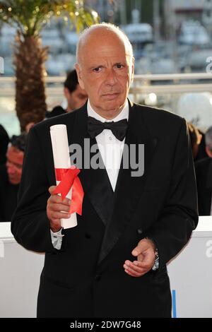 Alain Sarde at the Palme D'Or Ceremony, the Palais du Festival, part of ...