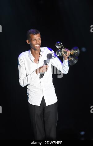 Stromae attending the World Music Awards held at the Sporting Club of ...