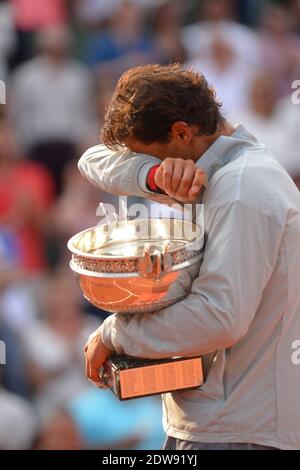 Rafael Nadal of Spain wins the men's singles final match against Novak ...