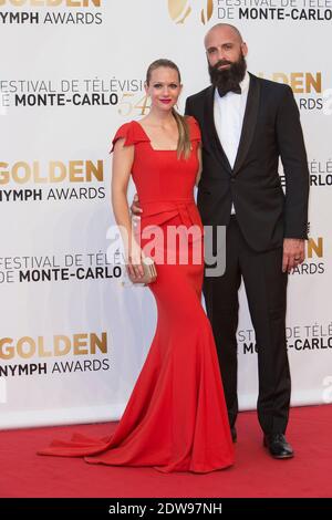 Andrea Joy Cook arriving at the 54th Monte Carlo TV Festival closing ...